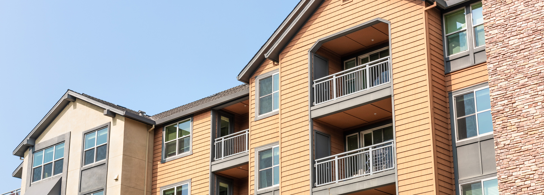 Exterior view of modern apartment building - Ansell Grimm & Aaron, PC